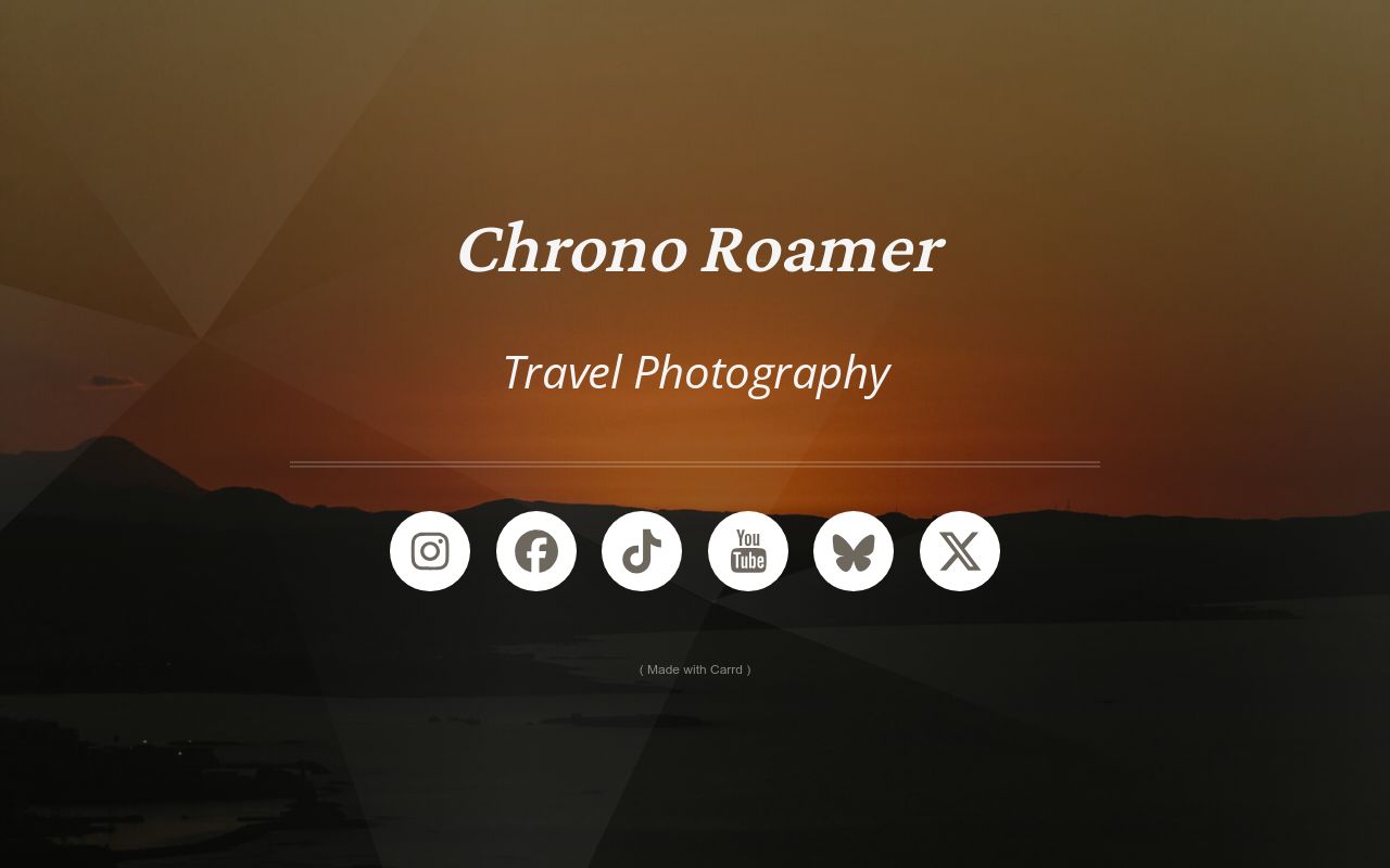 Chrono Roamer / travel photography